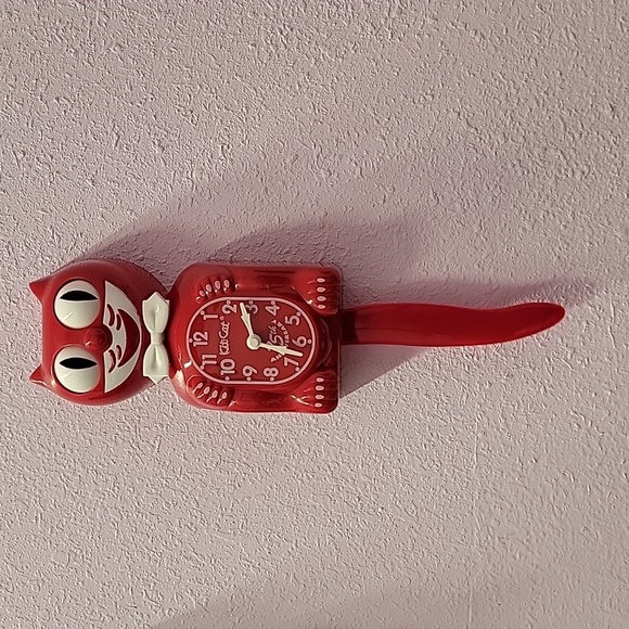 Kit-Cat Klock | Wall Decor | Super Rare 75th Anniversary Red Kitcat ...